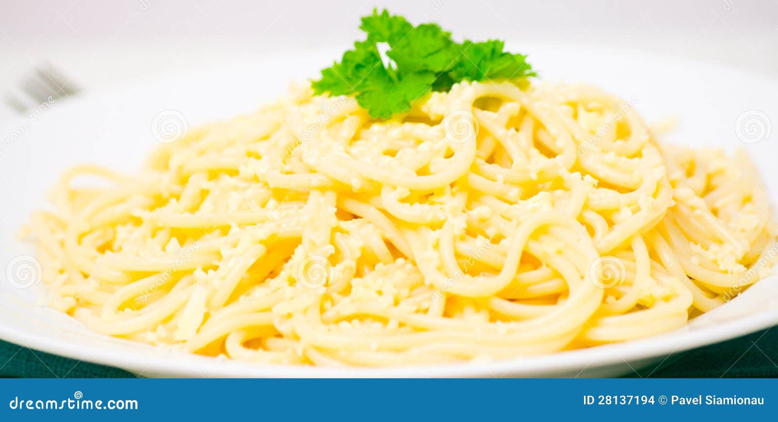 Spaghetti with cheese stock photo. Image of healthy, culture - 28137194