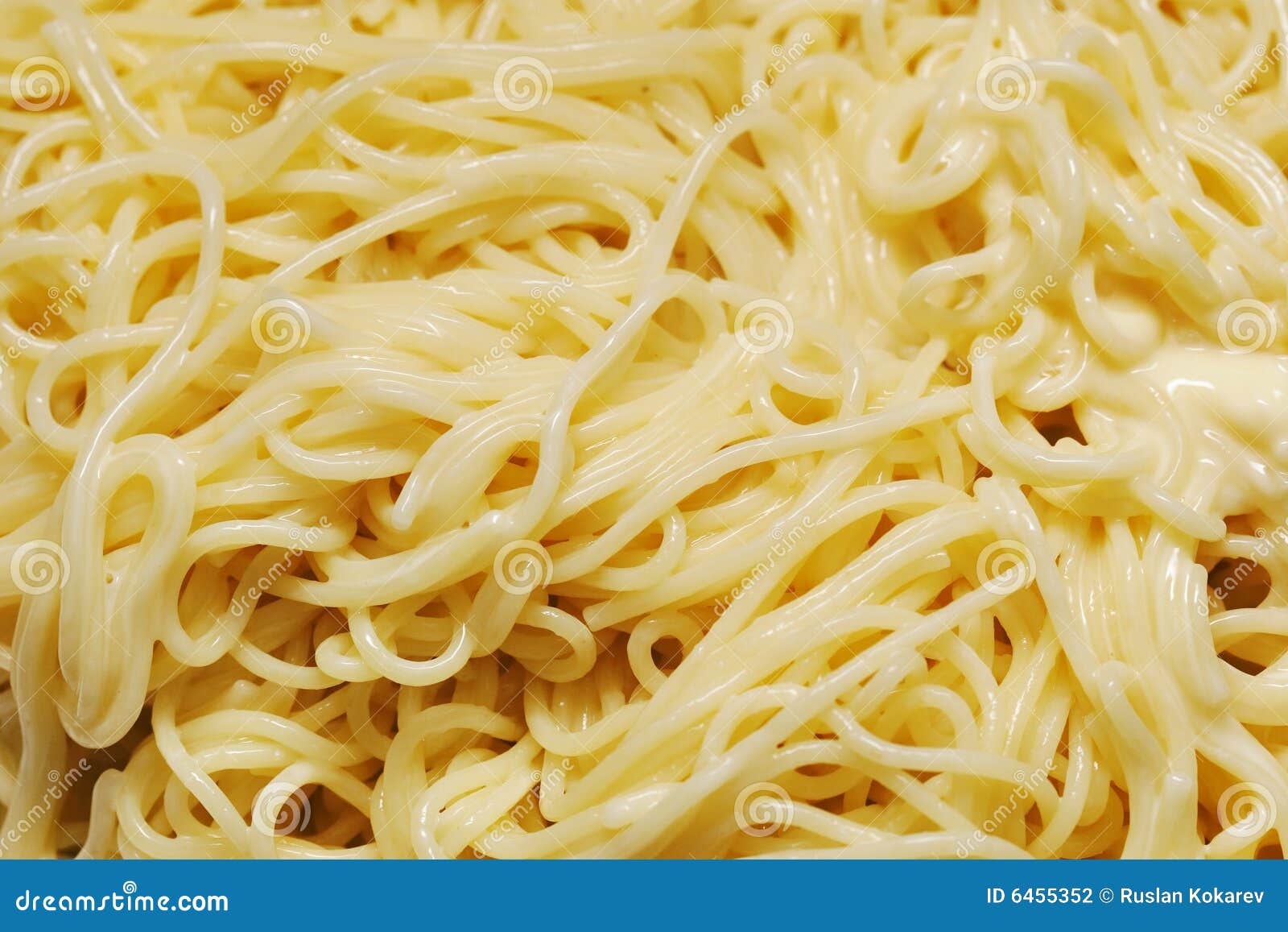 Spaghetti with cheese. stock photo. Image of pasta, white - 6455352