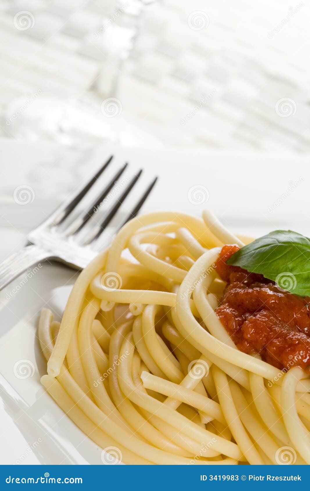 Spaghetti dinner stock image. Image of cheese, aldente - 3419983