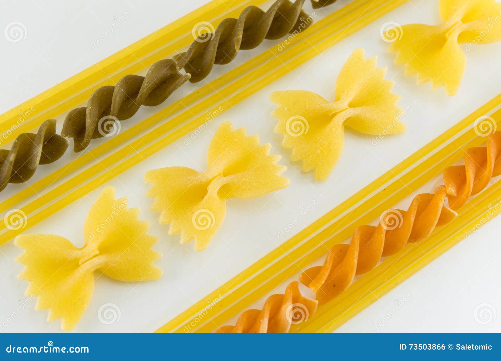 Spaghetti Forming Shapes on White Background Stock Photo - Image of ...