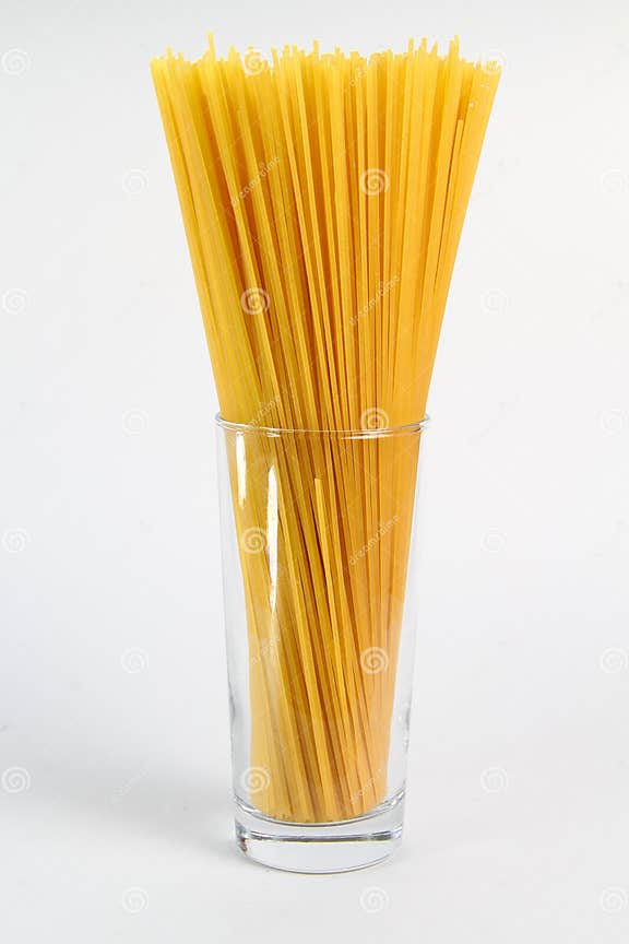 Spaghetti in glass stock image. Image of background, healthy - 21694509