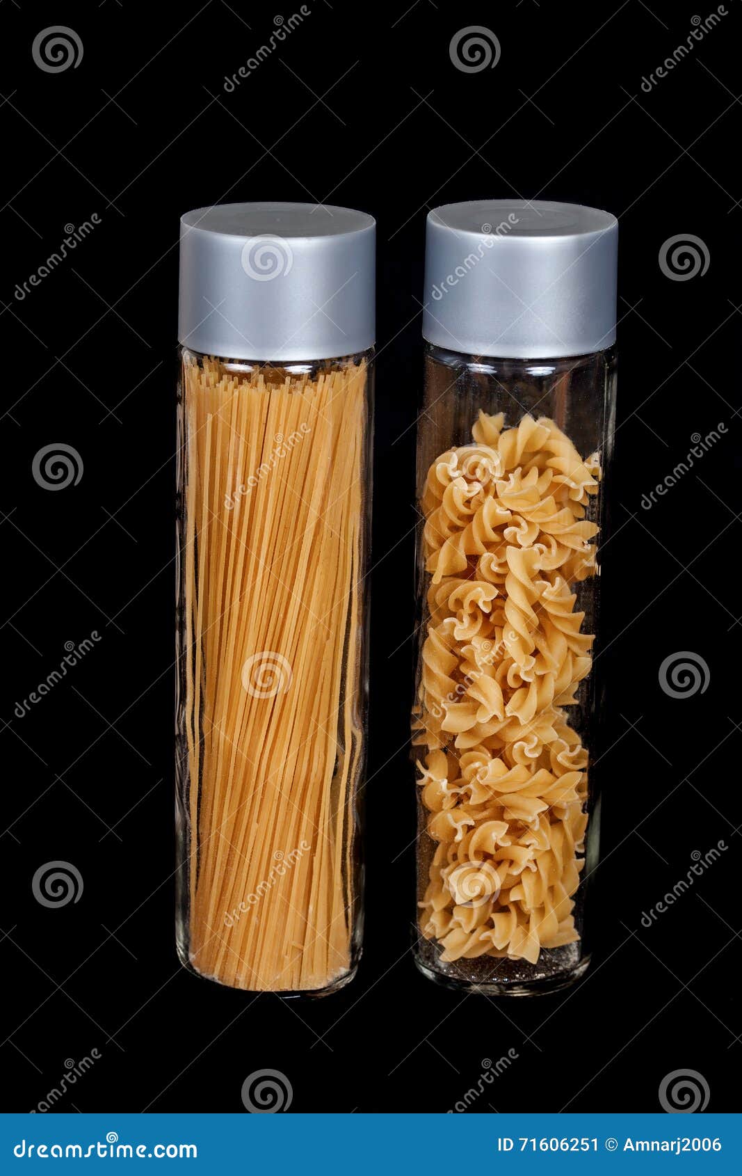 Spaghetti in a Glass Container Stock Image - Image of food, italian ...