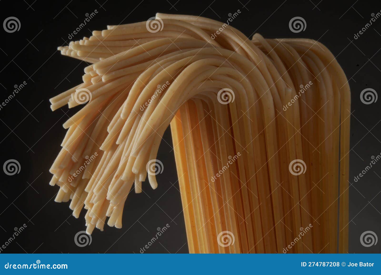 Spaghetti that Got Wet on the End Stock Photo - Image of taste ...