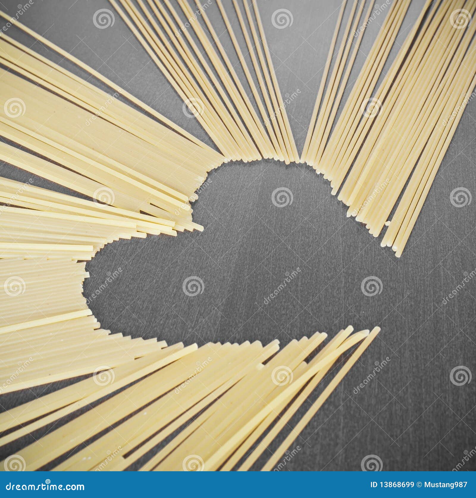 Spaghetti heart stock image. Image of love, fibres, affection - 13868699