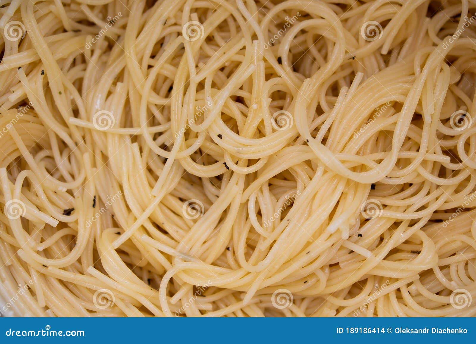 Spaghetti in Large Quantities Closely Cooked Stock Photo - Image of ...