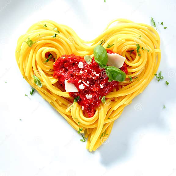 Spaghetti for a Loved One stock image. Image of italia - 23434415