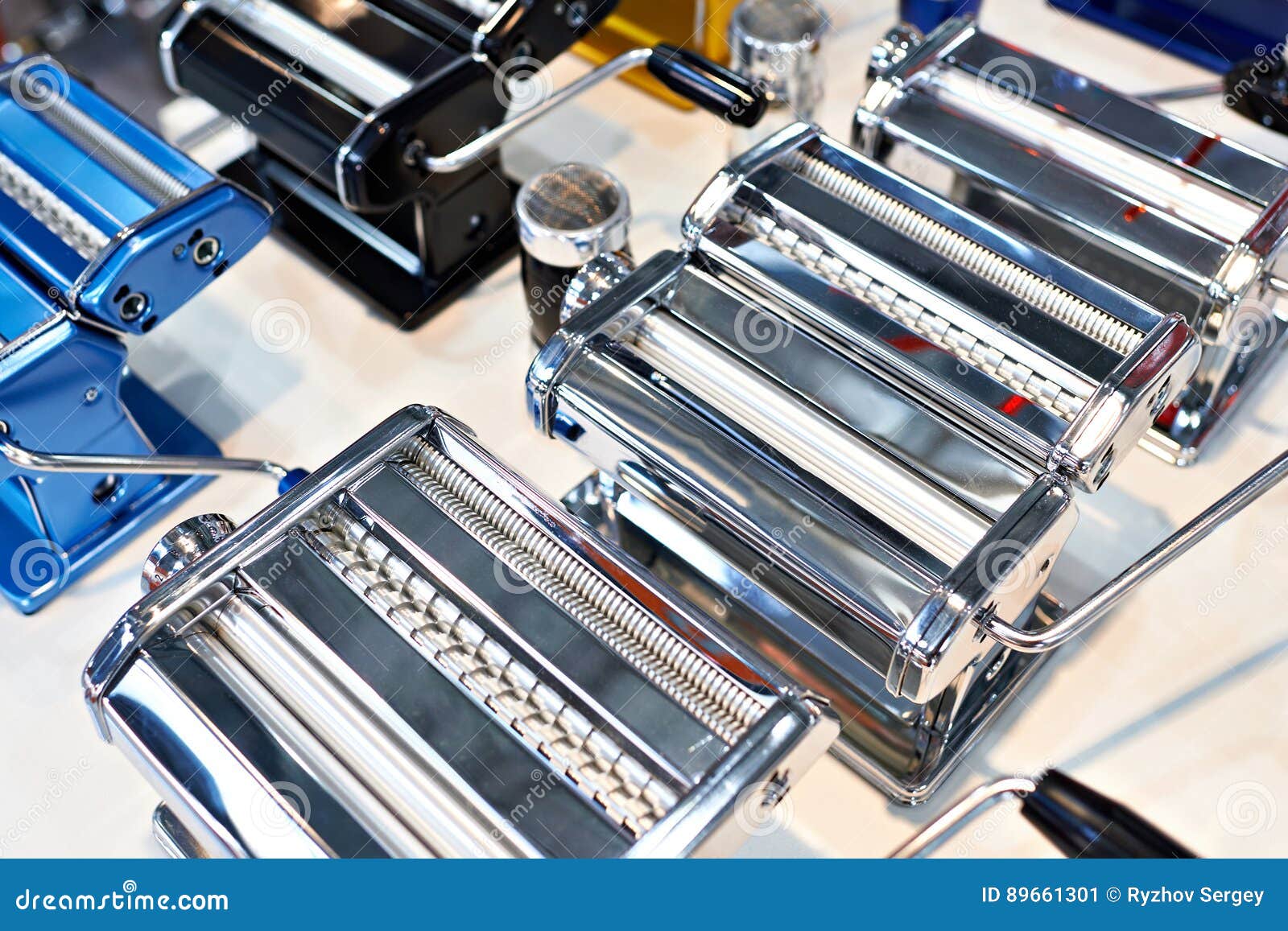 Spaghetti machines stock image. Image of pasta, maker - 89661301