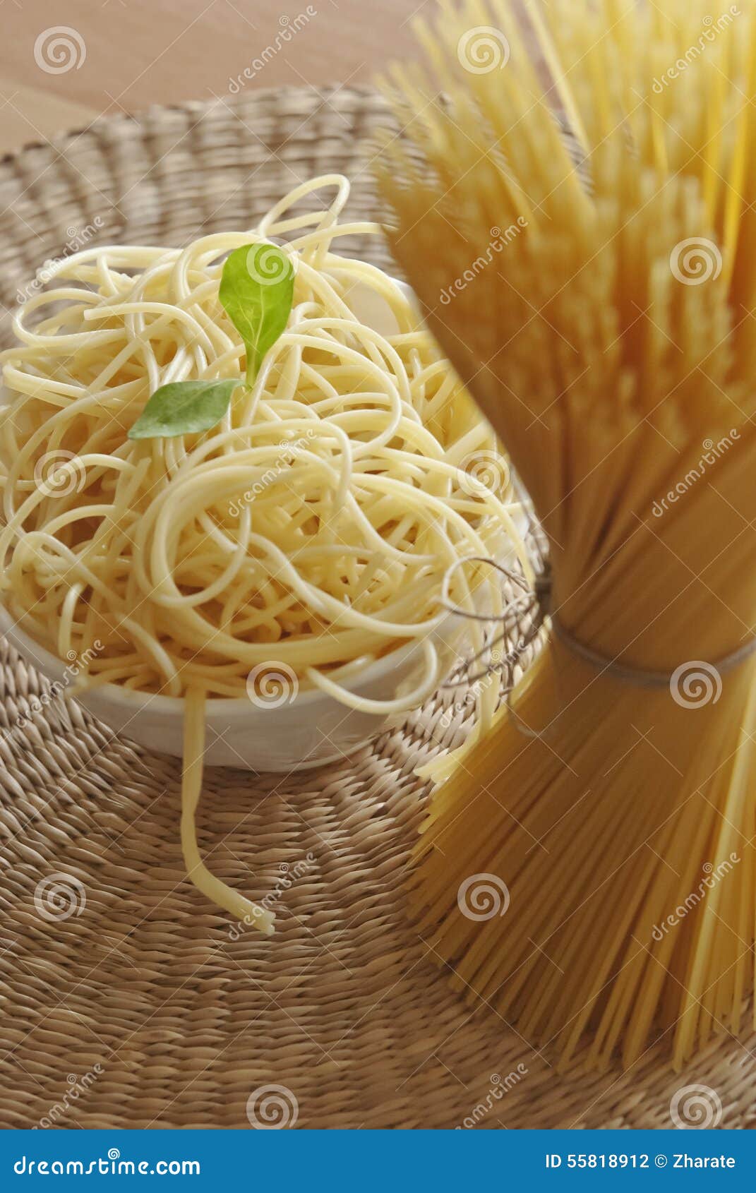 Spaghetti stock photo. Image of professional, heap, carbohydrate - 55818912