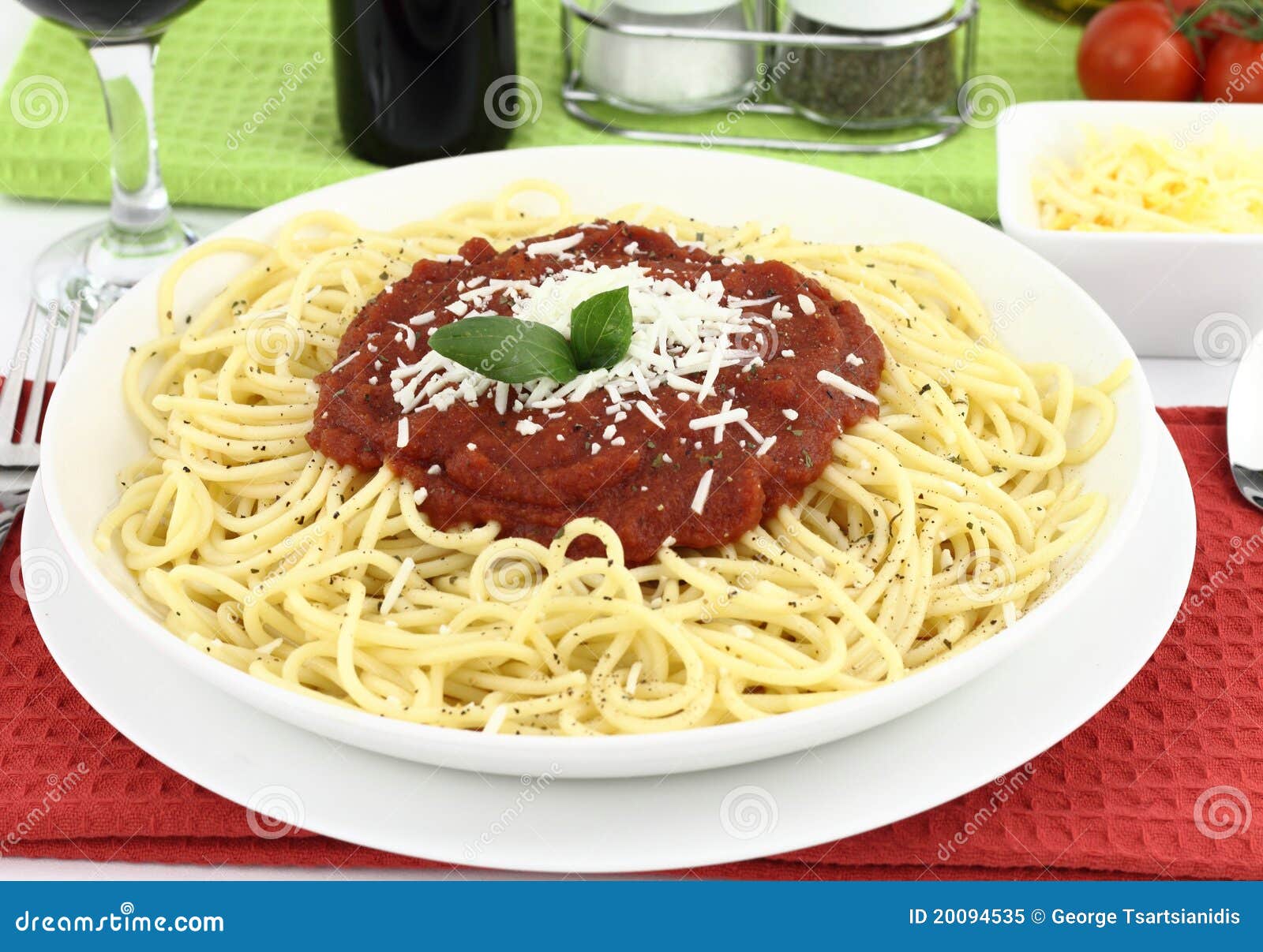 Spaghetti pasta stock image. Image of italian, cooking - 20094535
