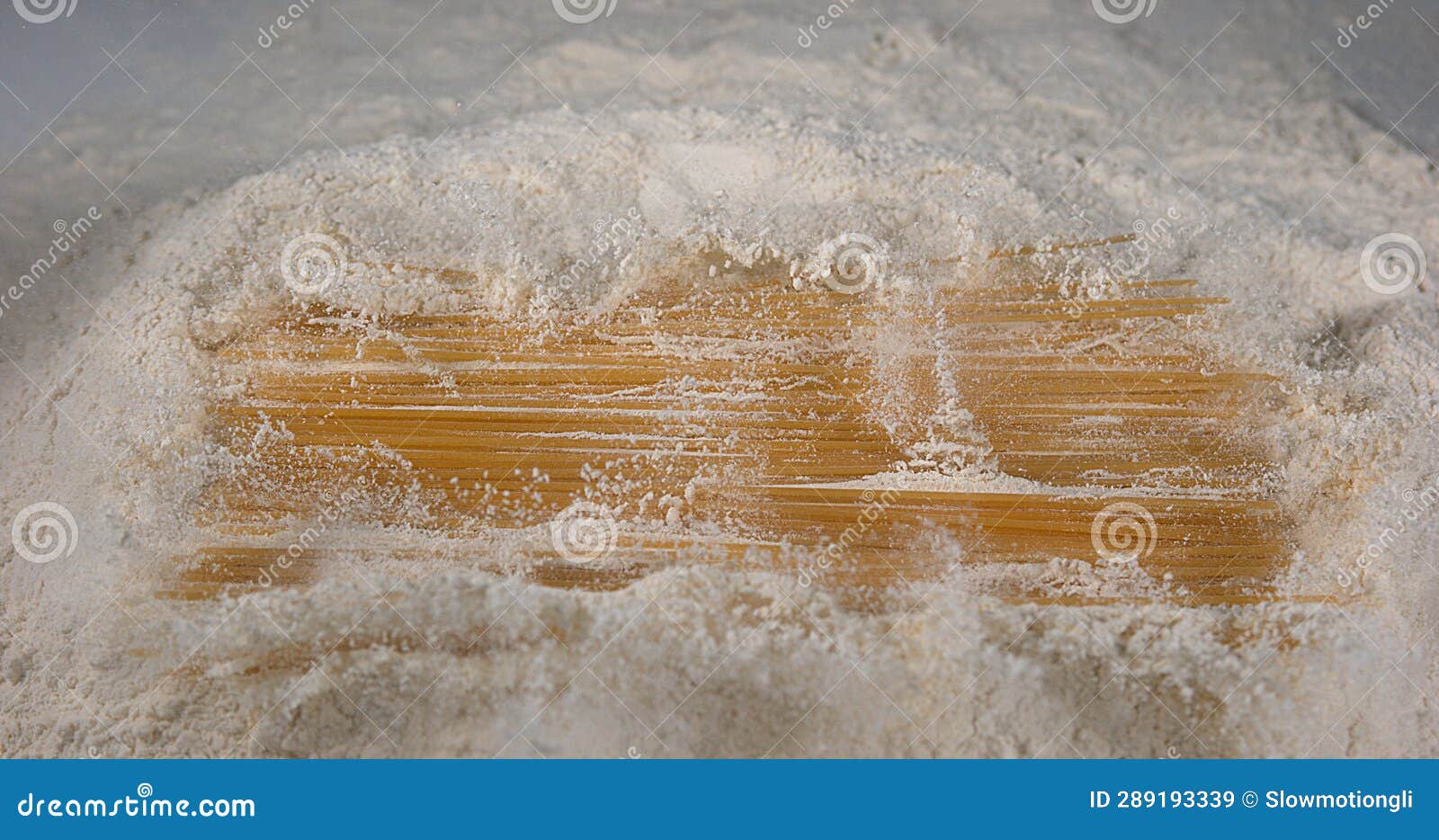 Spaghetti Pasta Falling on Flour Stock Image - Image of flour, healthy ...