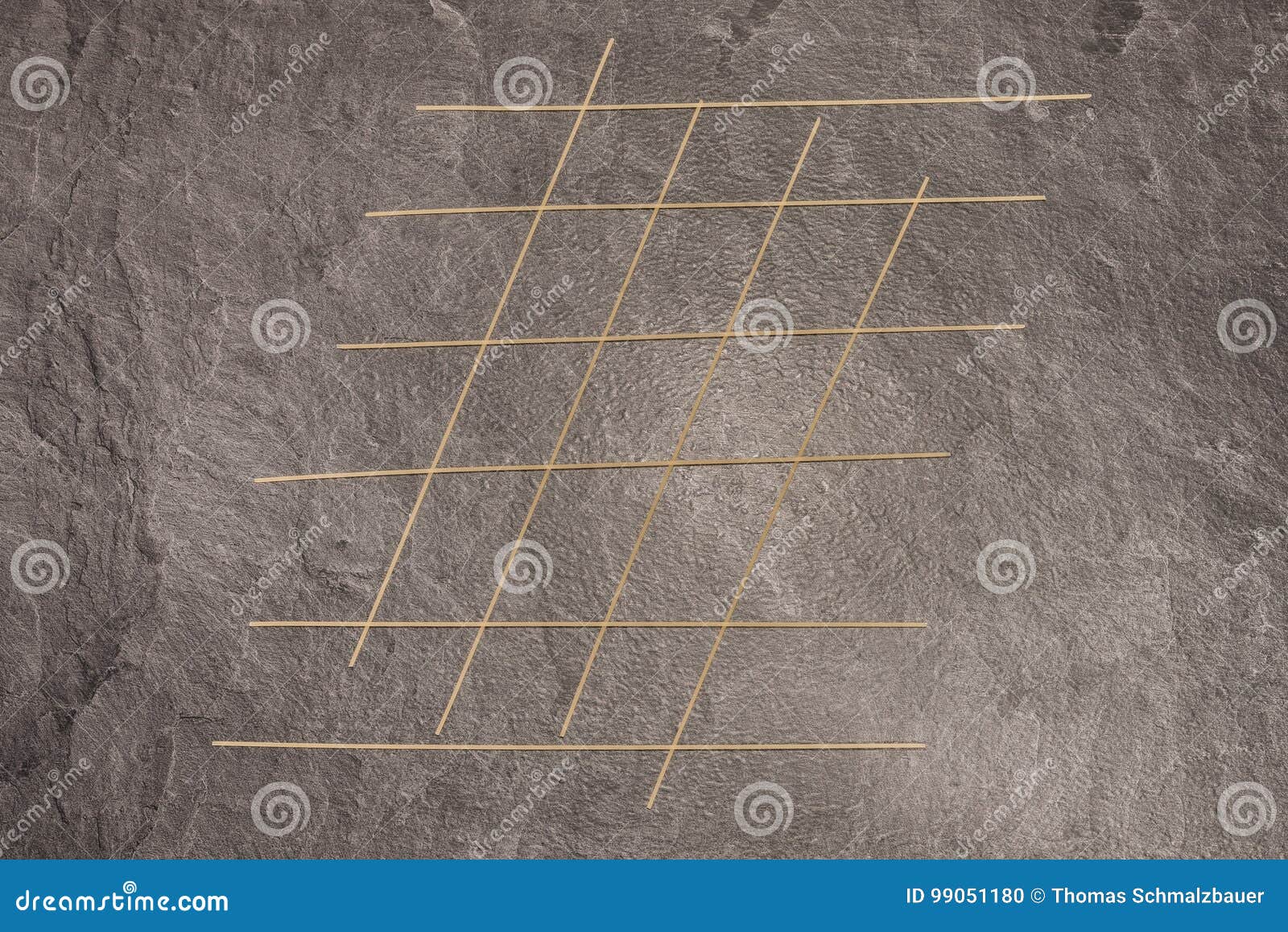 Spaghetti Pasta on Grey Working Surface Arranged for Tick Tack Toe ...