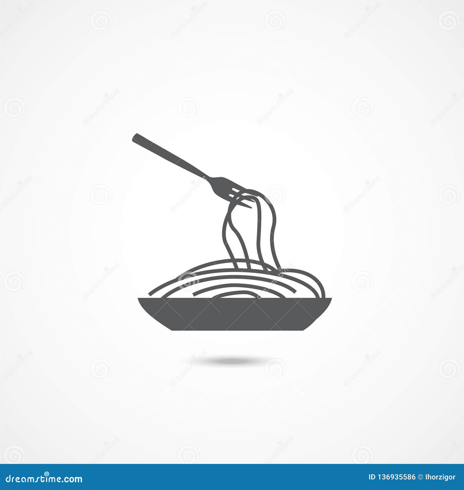 Spaghetti Pasta Packaging Template Isolated Vector Illustration ...