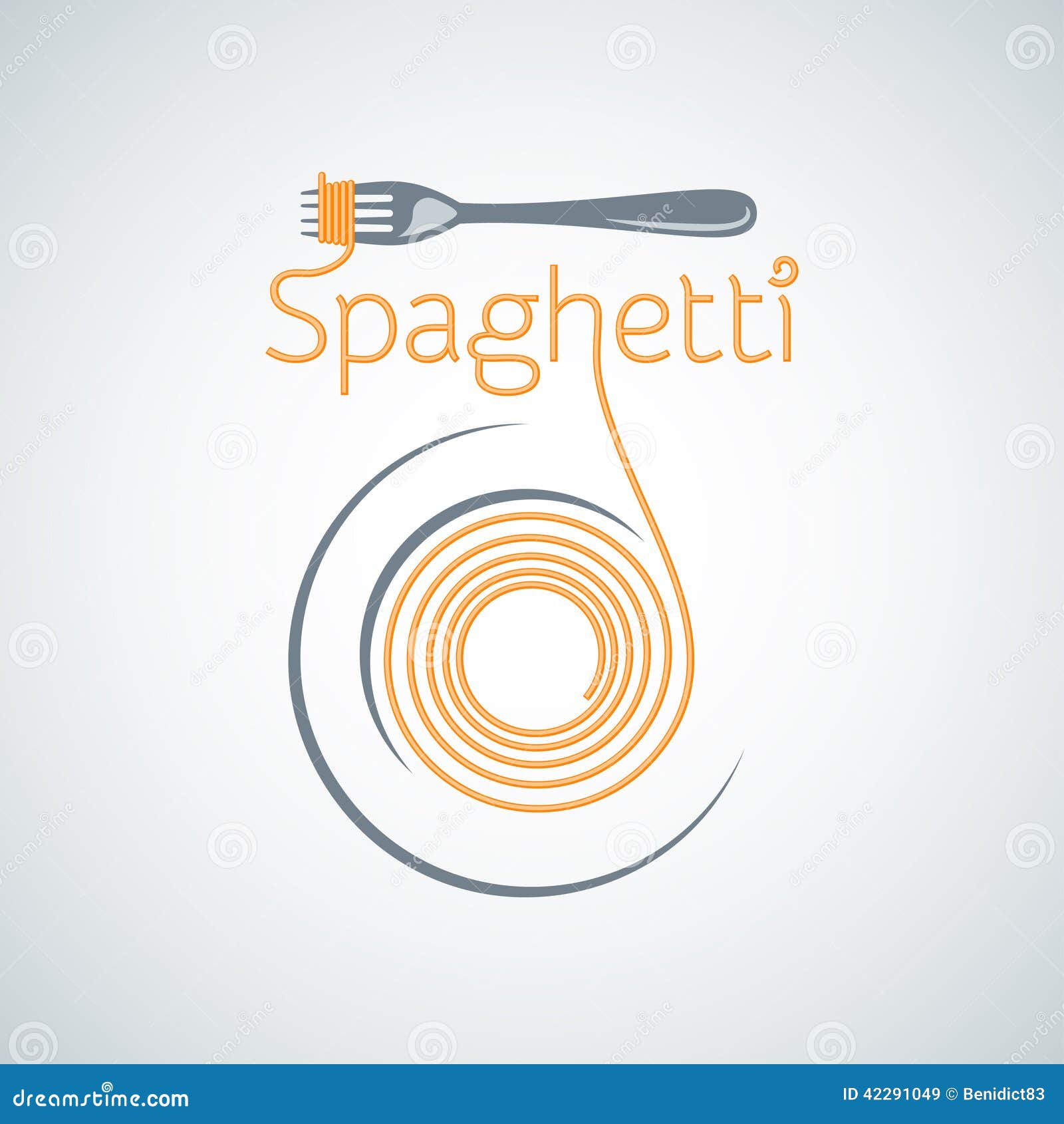 Spaghetti Pasta Packaging Template Isolated Vector Illustration ...