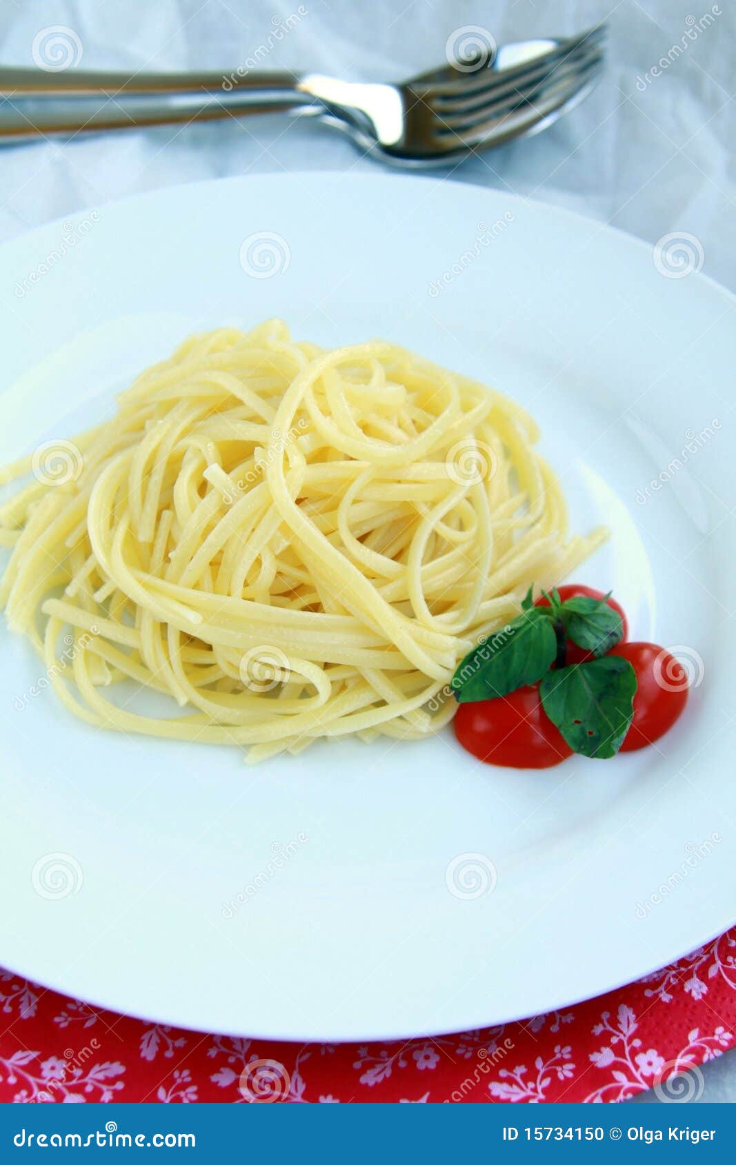 Spaghetti on a plate stock photo. Image of food, noodles - 15734150