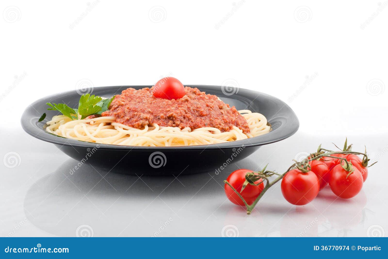 Spaghetti portion stock photo. Image of horizontal, food - 36770974