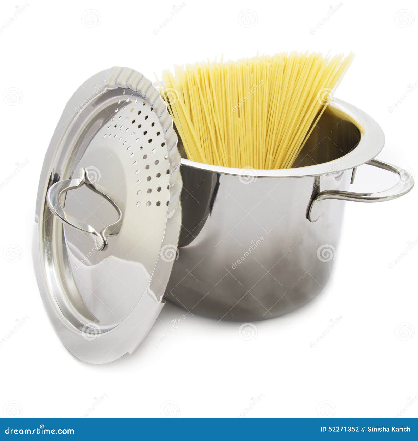 Spaghetti in Pot stock photo. Image of italy, objects - 52271352