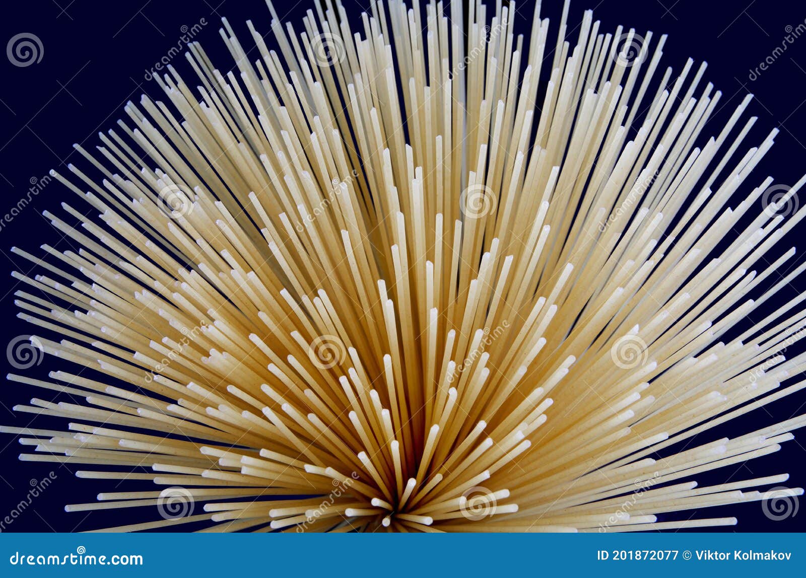 Spaghetti Removed from the End Form a Beautiful Background. Spaghetti ...