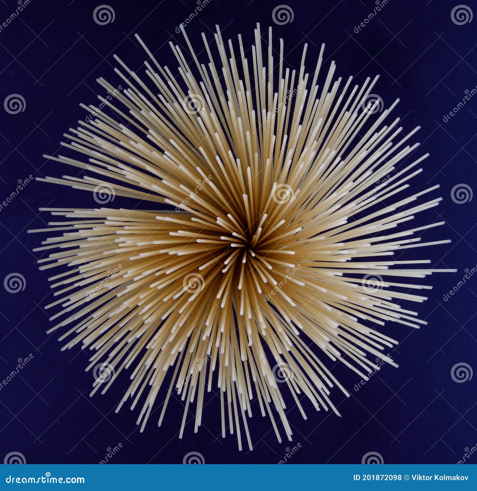 Spaghetti Removed from the End Form a Beautiful Background. Spaghetti ...