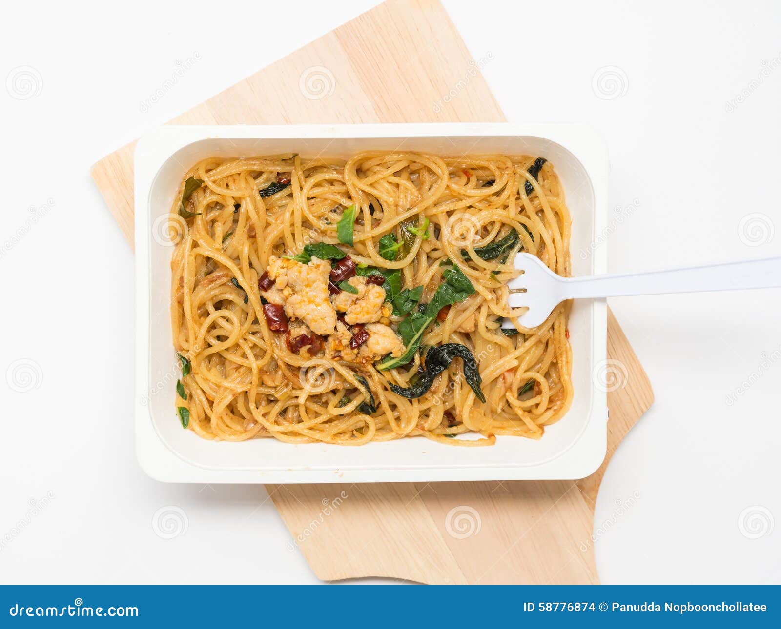 Spaghetti stock photo. Image of white, pasta, cuisine - 58776874