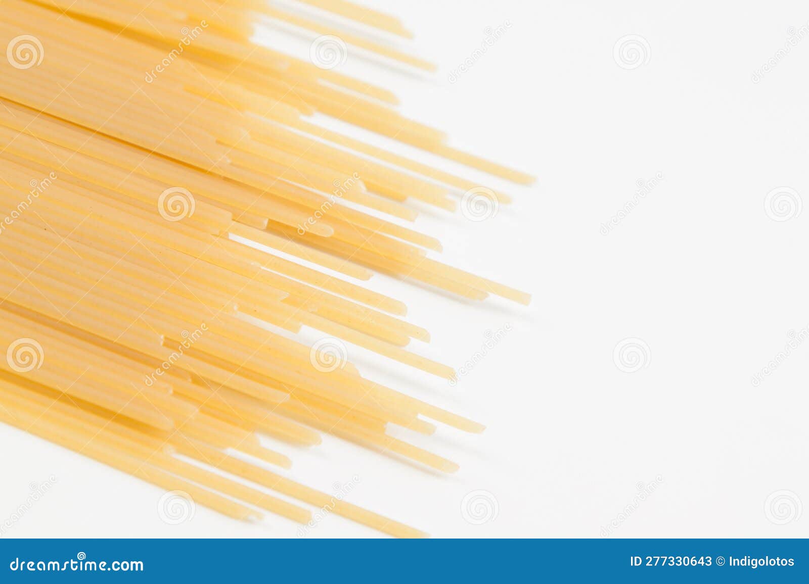 Spaghetti Spread Out on a White Surface Stock Image - Image of italy ...