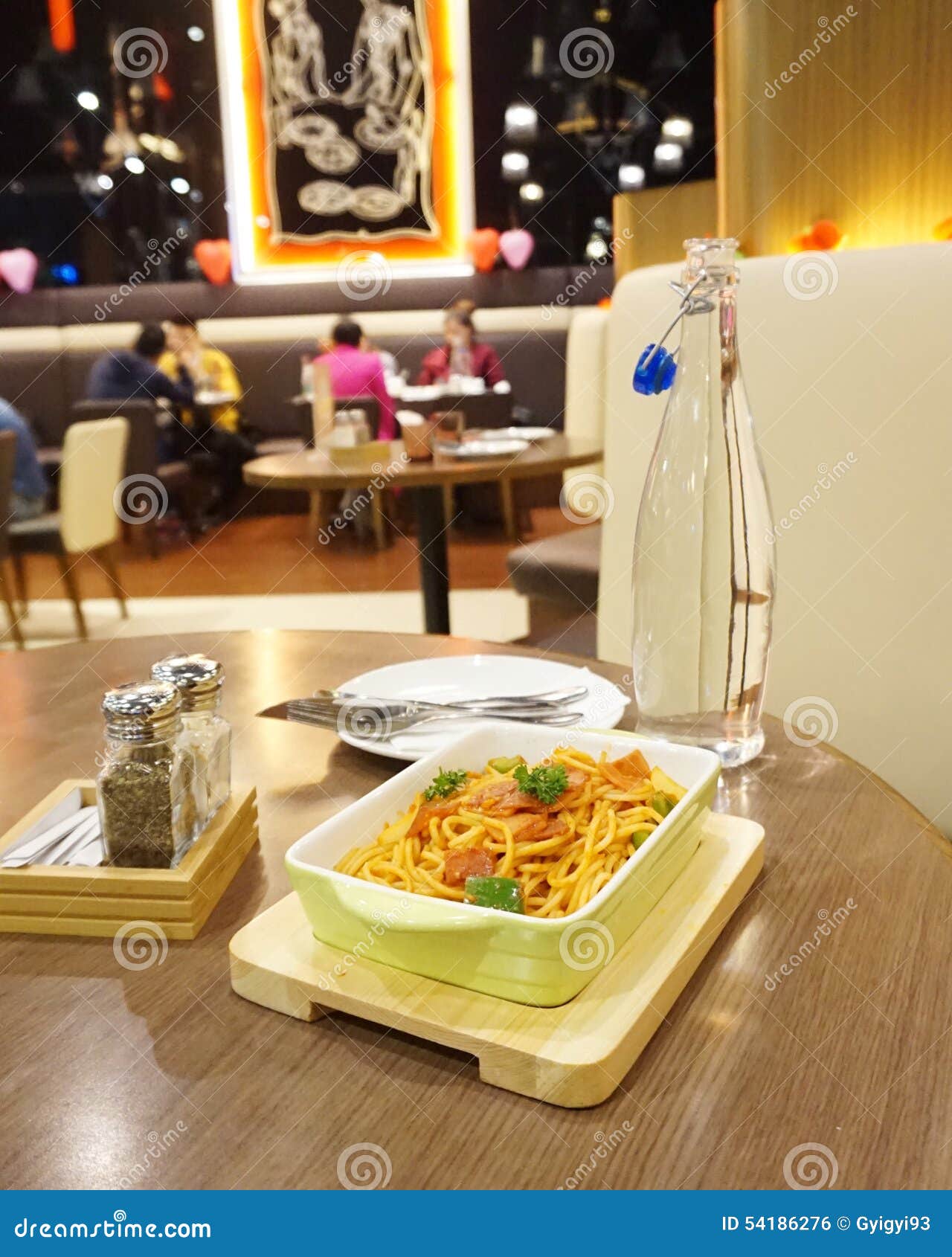 Spaghetti stock photo. Image of glass, culture, italy - 54186276