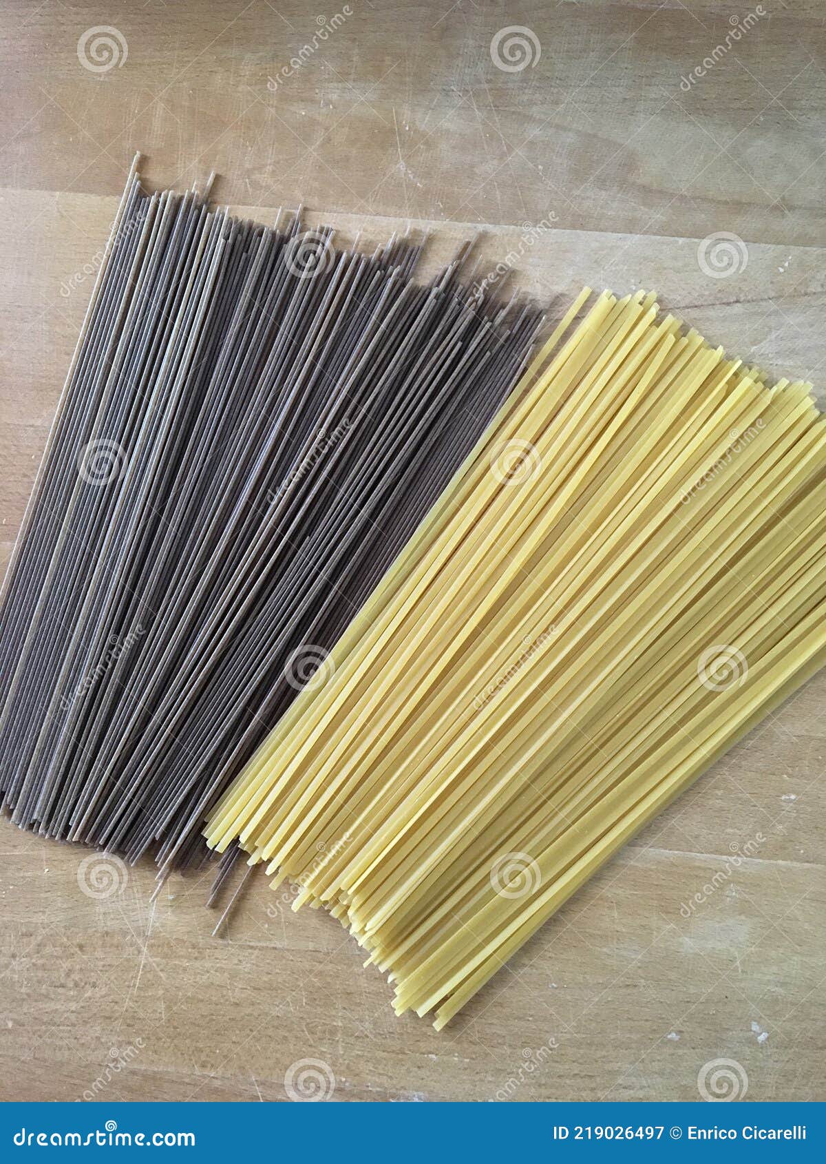 Spaghetti on the table stock image. Image of pasta, wholemeal - 219026497