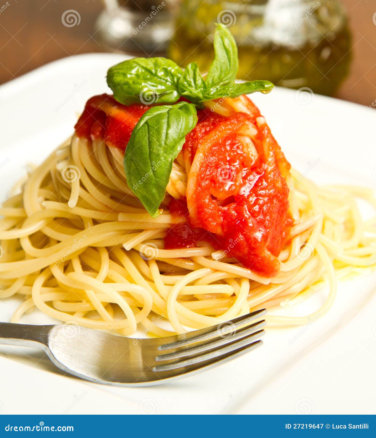 Spaghetti with Tomatoes Sauce Stock Image - Image of italian, good ...
