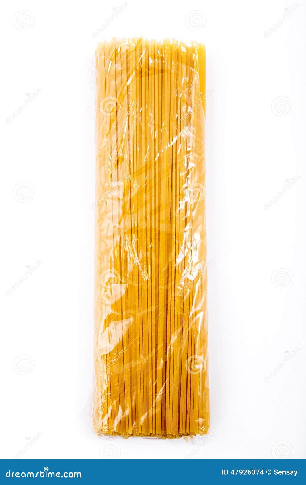 Spaghetti in Transparent Package Stock Photo - Image of healthy, meal ...