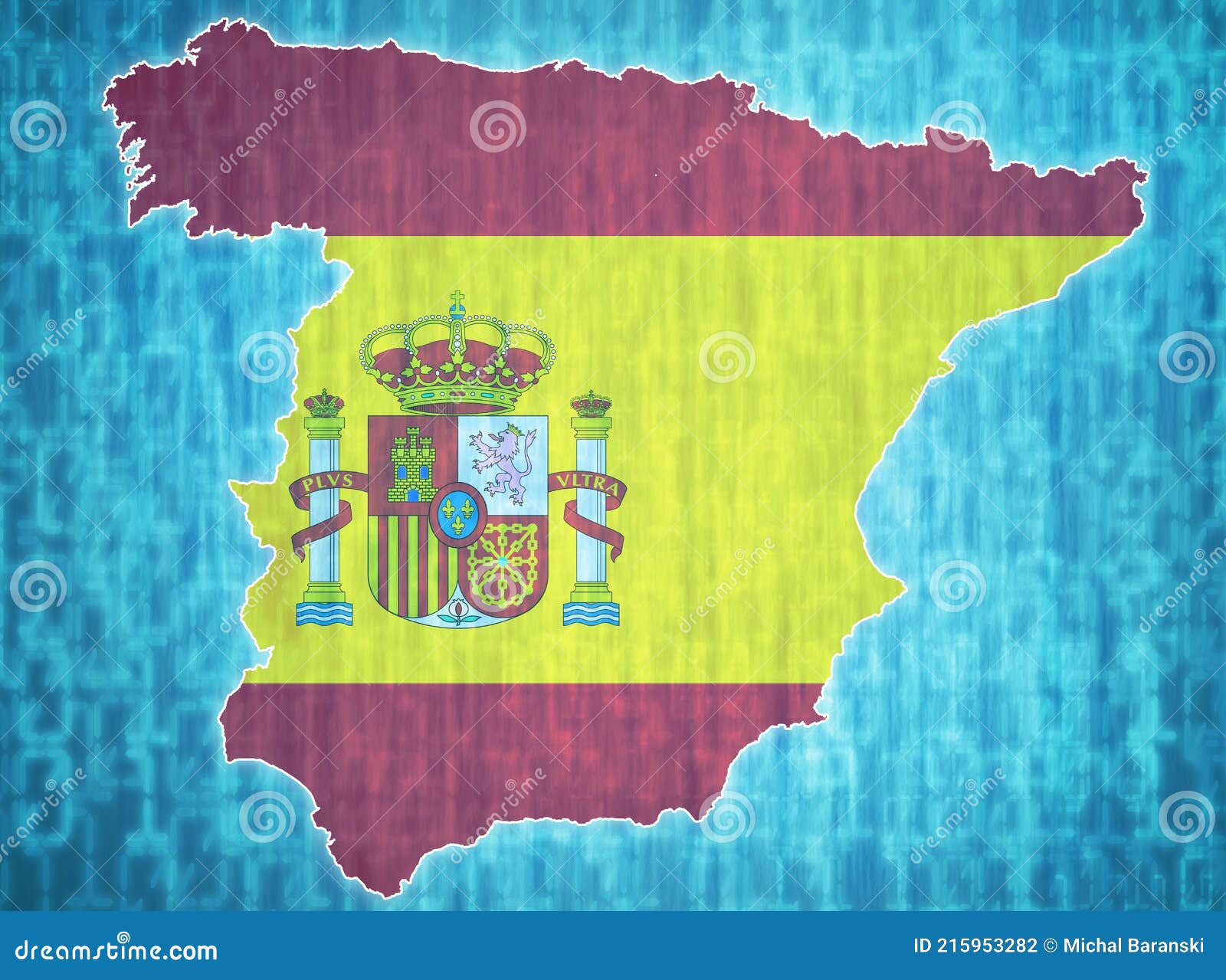 Spain Administrative Divisions Stock Illustration - Illustration of ...