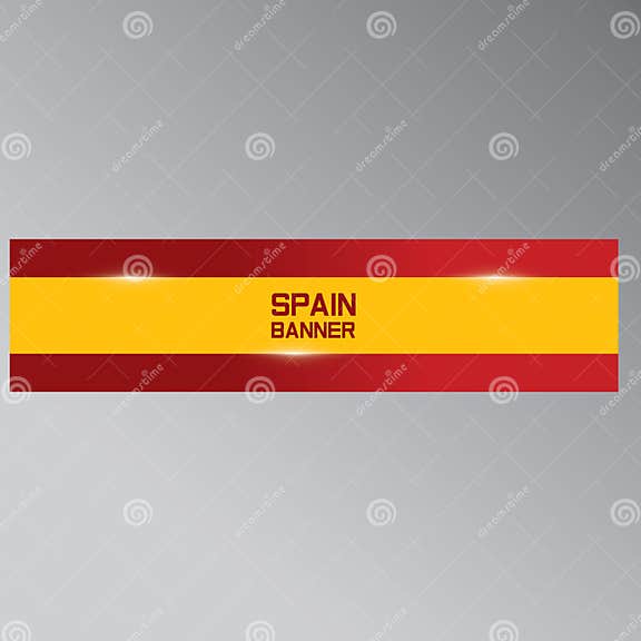 Spain Banner. Vector Illustration Decorative Design Stock Vector ...
