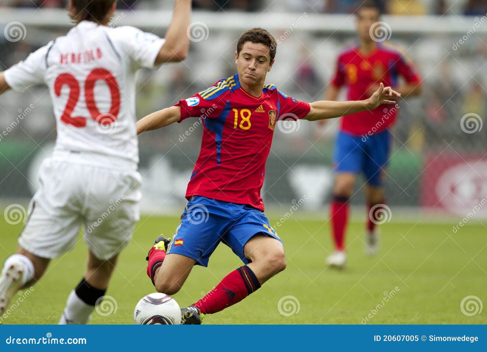 Spain - Belarus (UEFA Under21) Editorial Image - Image of players ...