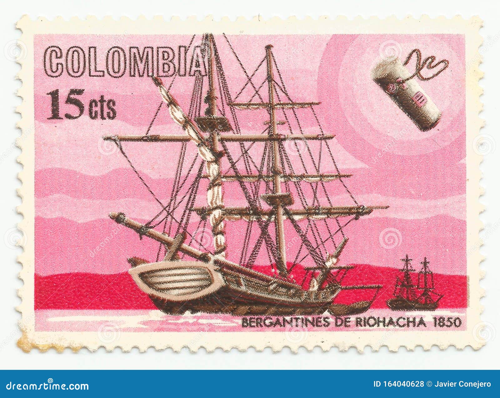 SPAIN - CIRCA 1850: Stamp Printed by Spain, Shows Gerantines De ...