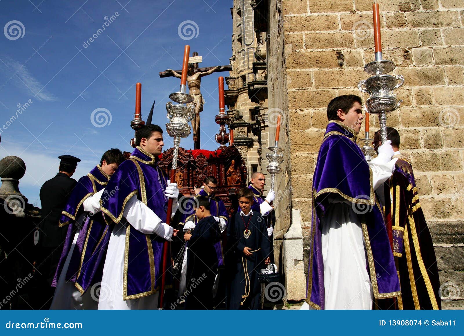 Spain, Easter Religious Celebrations in Jerez Editorial Stock Image ...