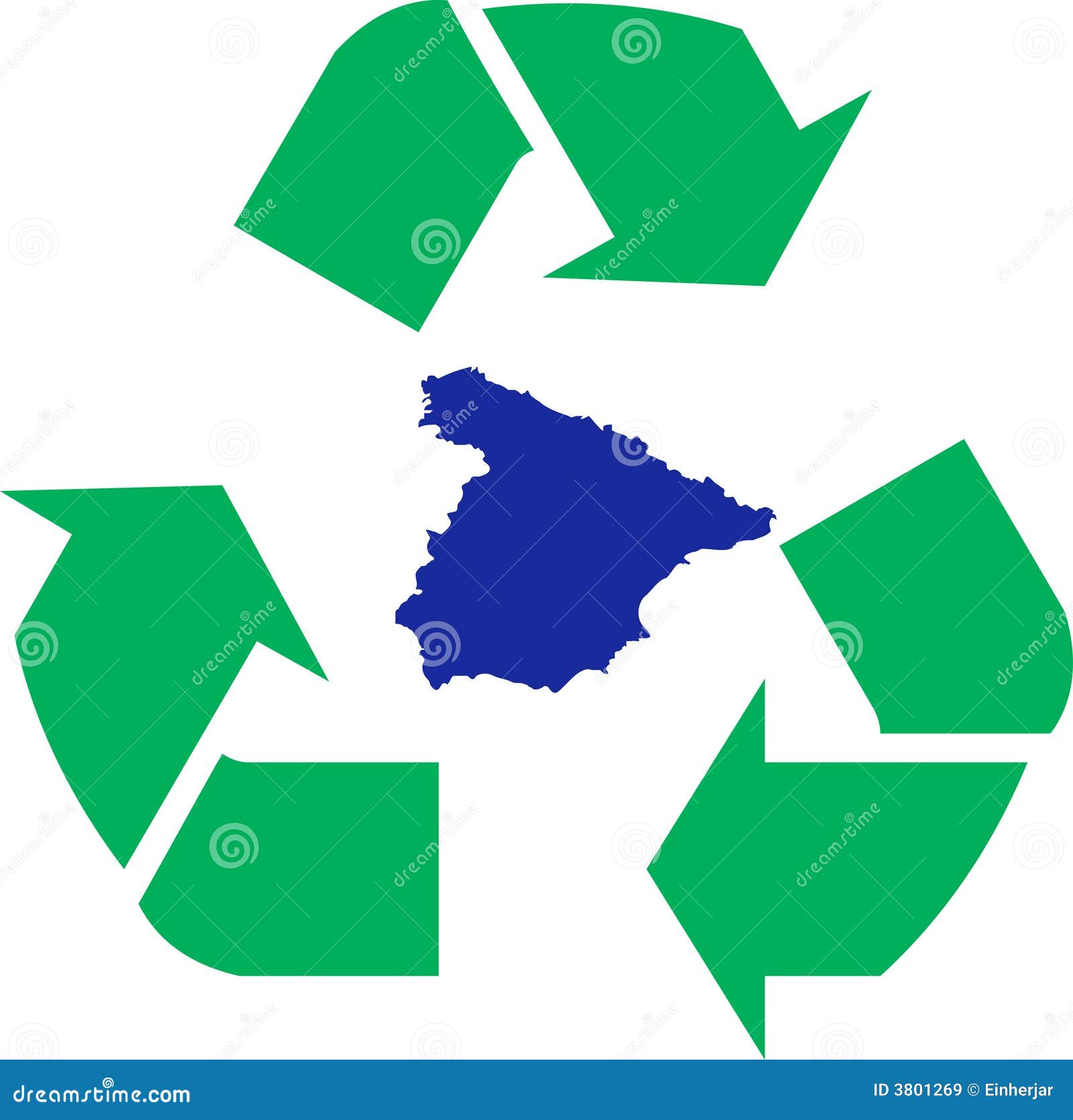 Spain ecology stock vector. Illustration of spain, recycle - 3801269
