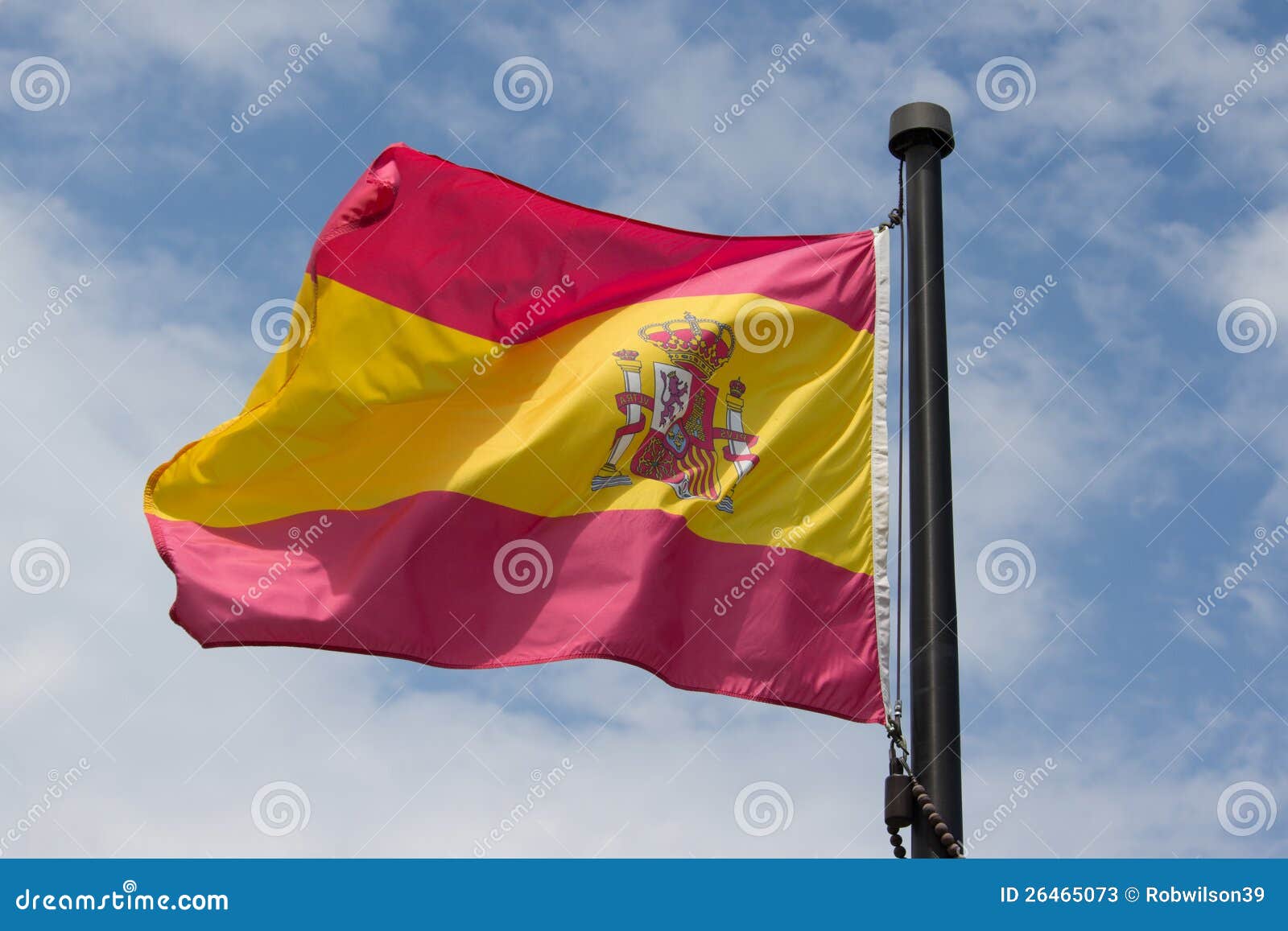 Spain Flag stock image. Image of blue, castle, patriot - 26465073