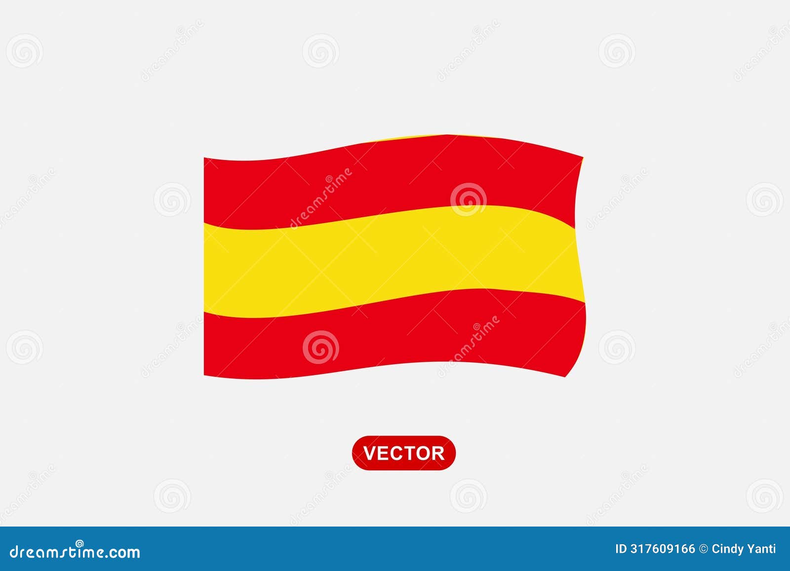 Spain flag Icon stock vector. Illustration of commercial - 317609166