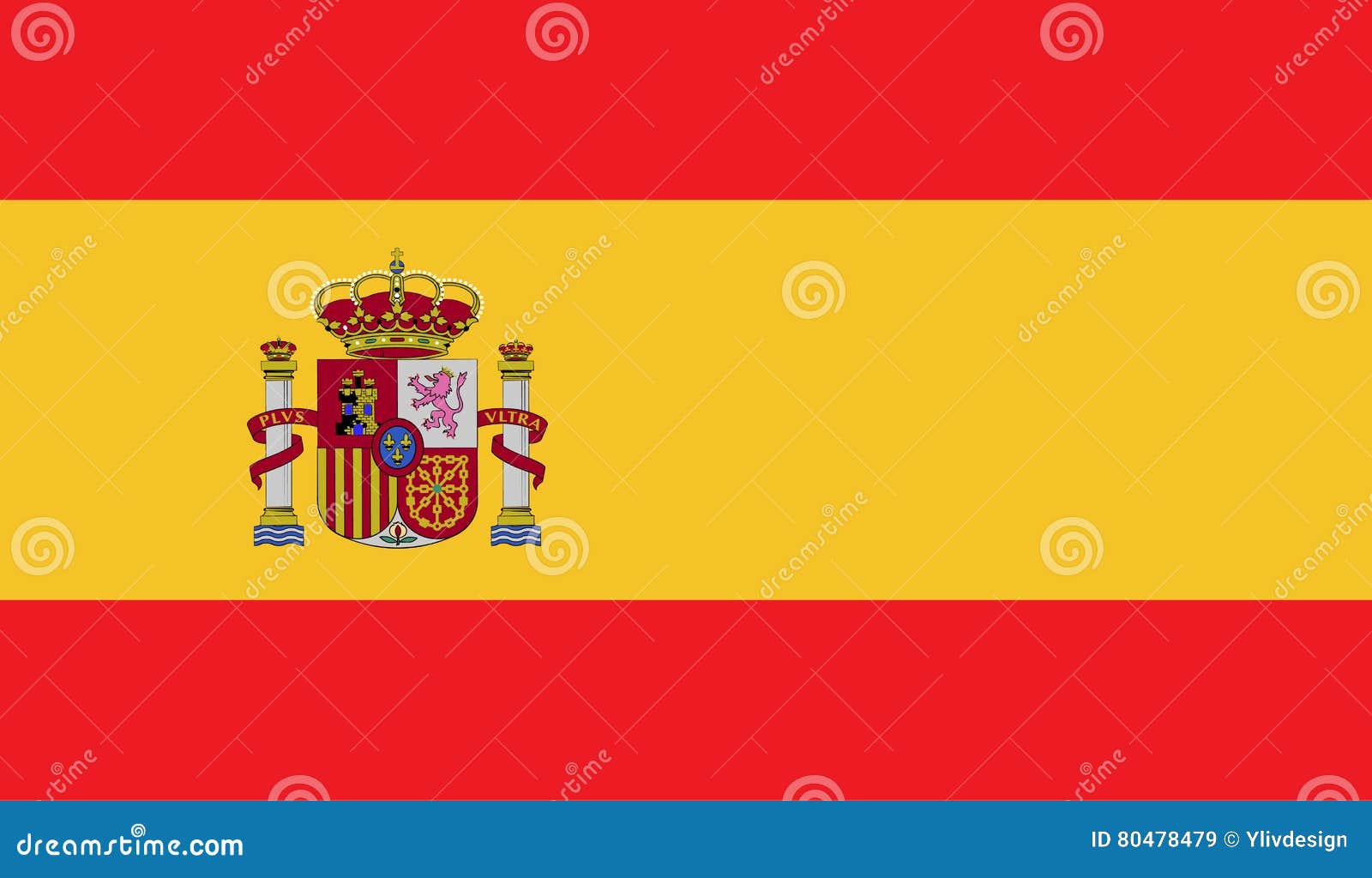 Spain flag image stock vector. Illustration of spain - 80478479