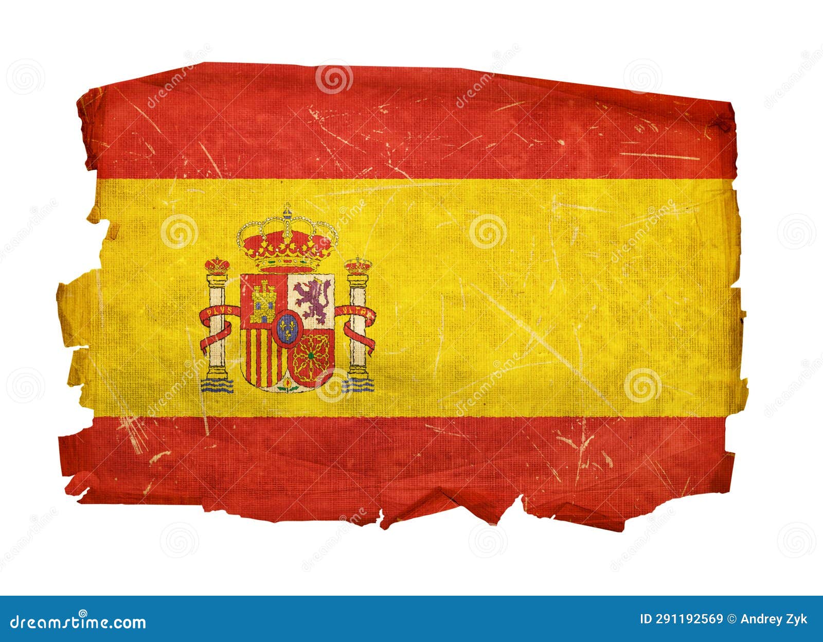 Spain Flag old stock image. Image of brown, national - 291192569