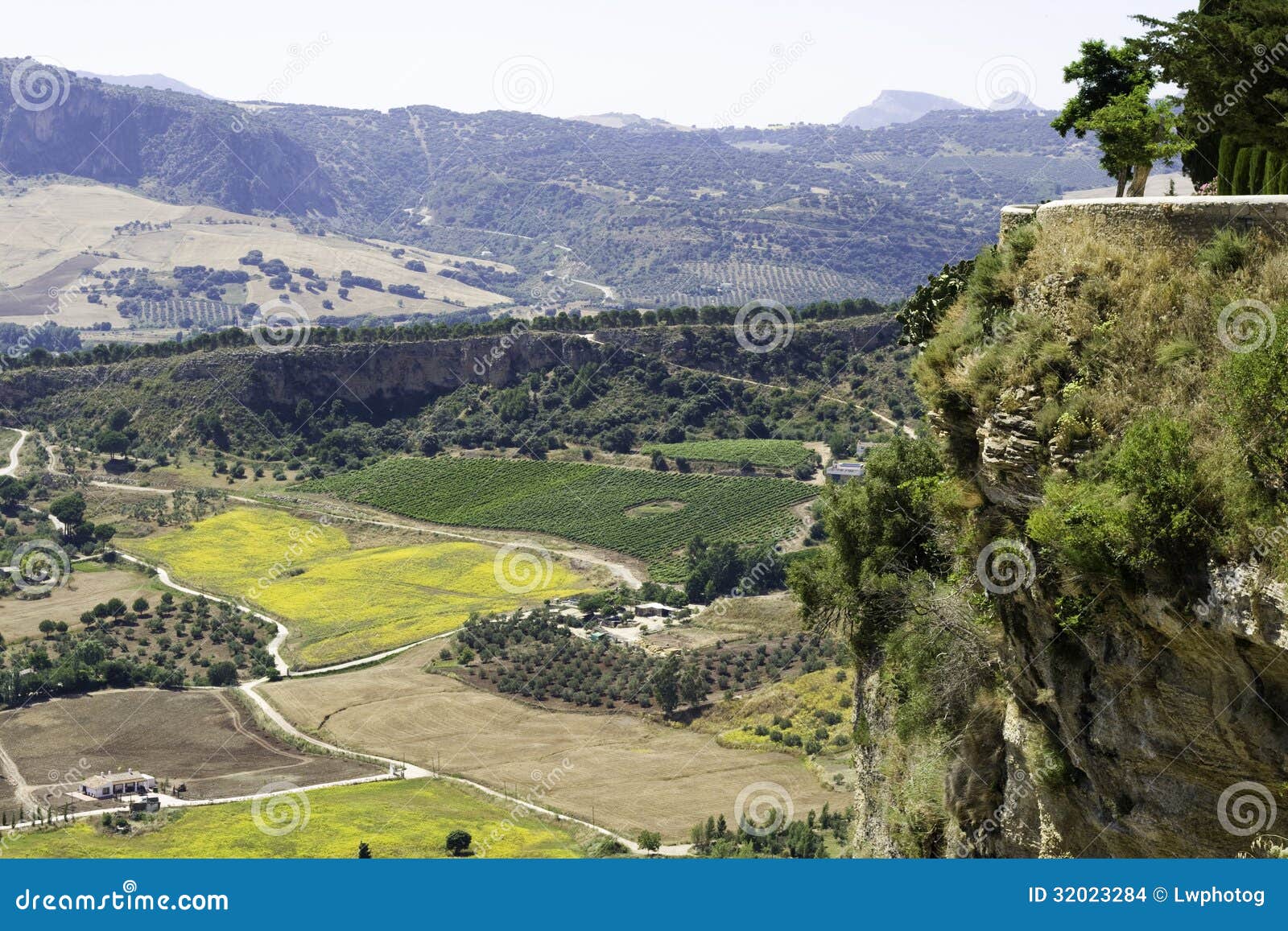 Spain landscape and cliff stock photo. Image of nature - 32023284