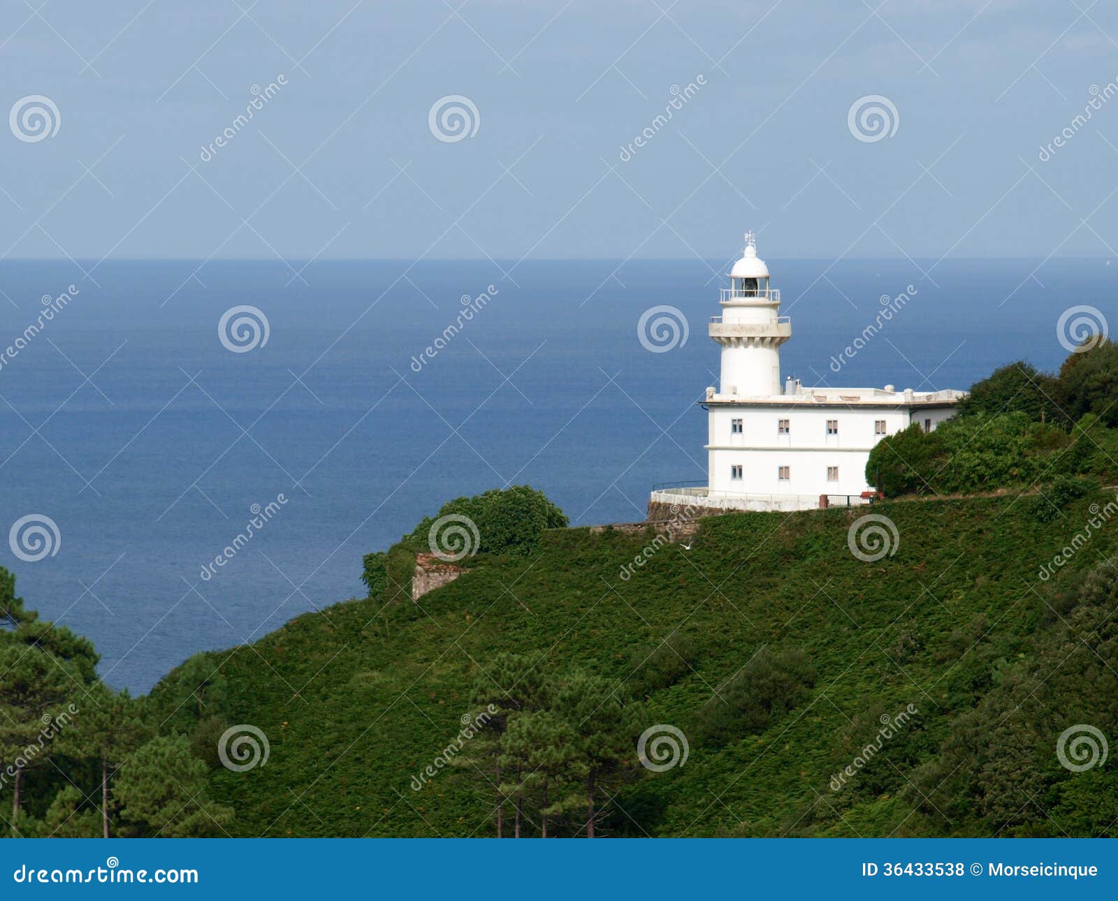 Spain - Lighthouse stock photo. Image of sunny, scenic - 36433538