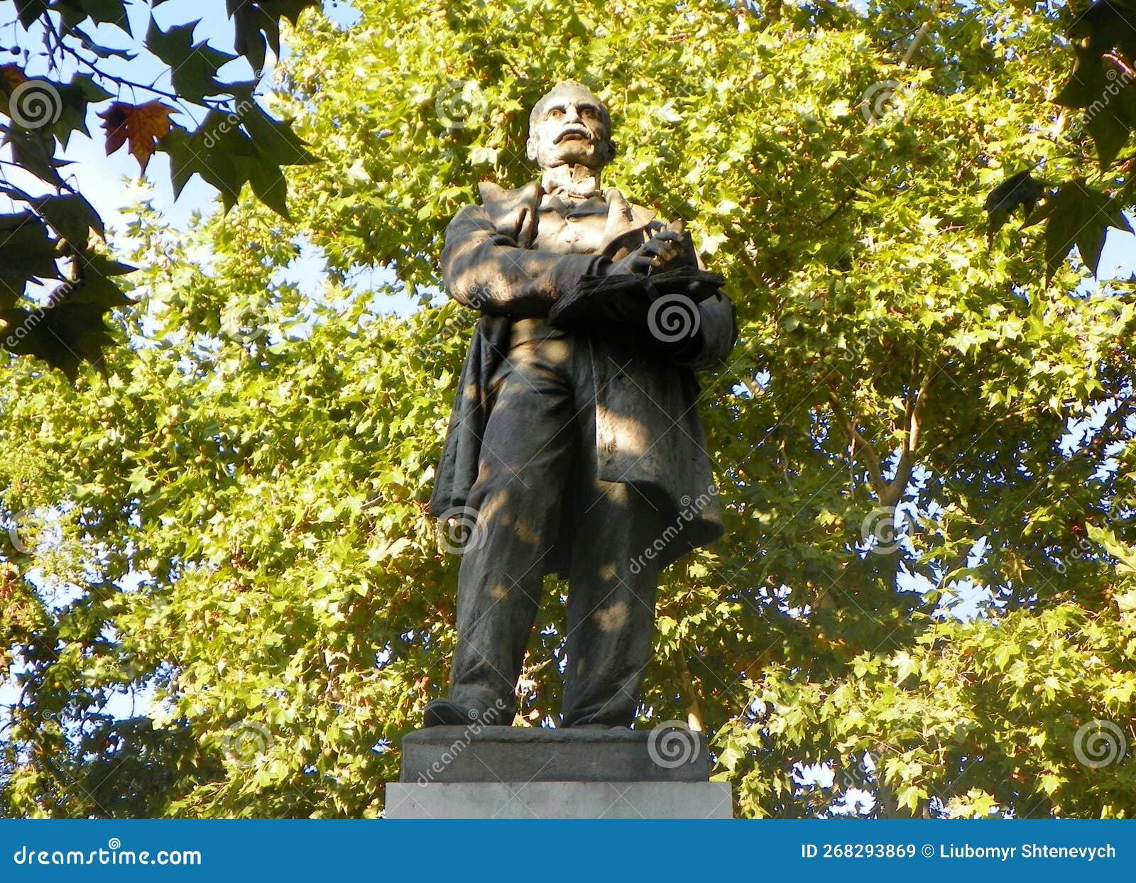 Spain, Madrid, C. Claudio Moyano, Monument To Claudio Moyano Editorial ...