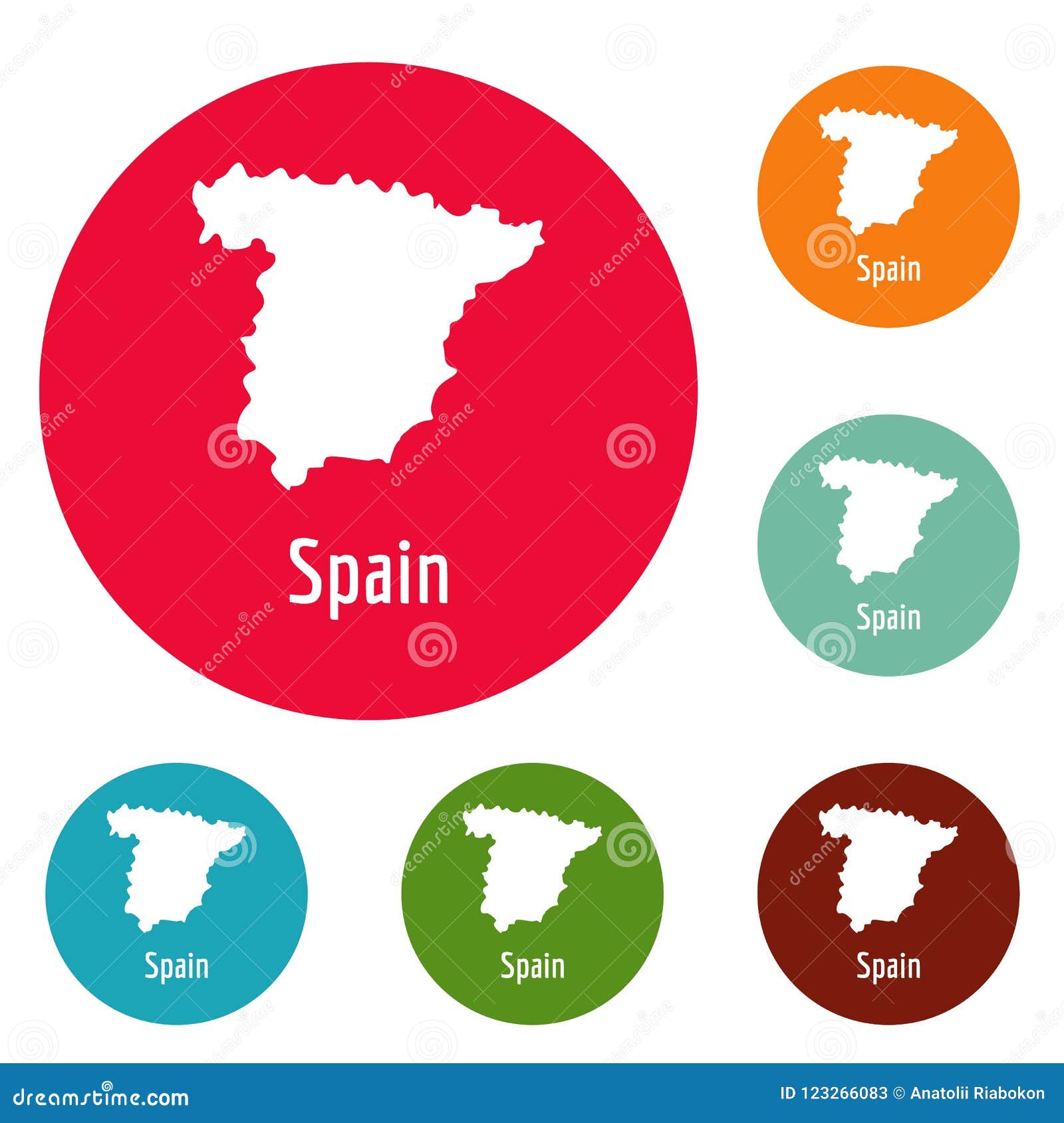 Spain map in black simple stock illustration. Illustration of pacific ...