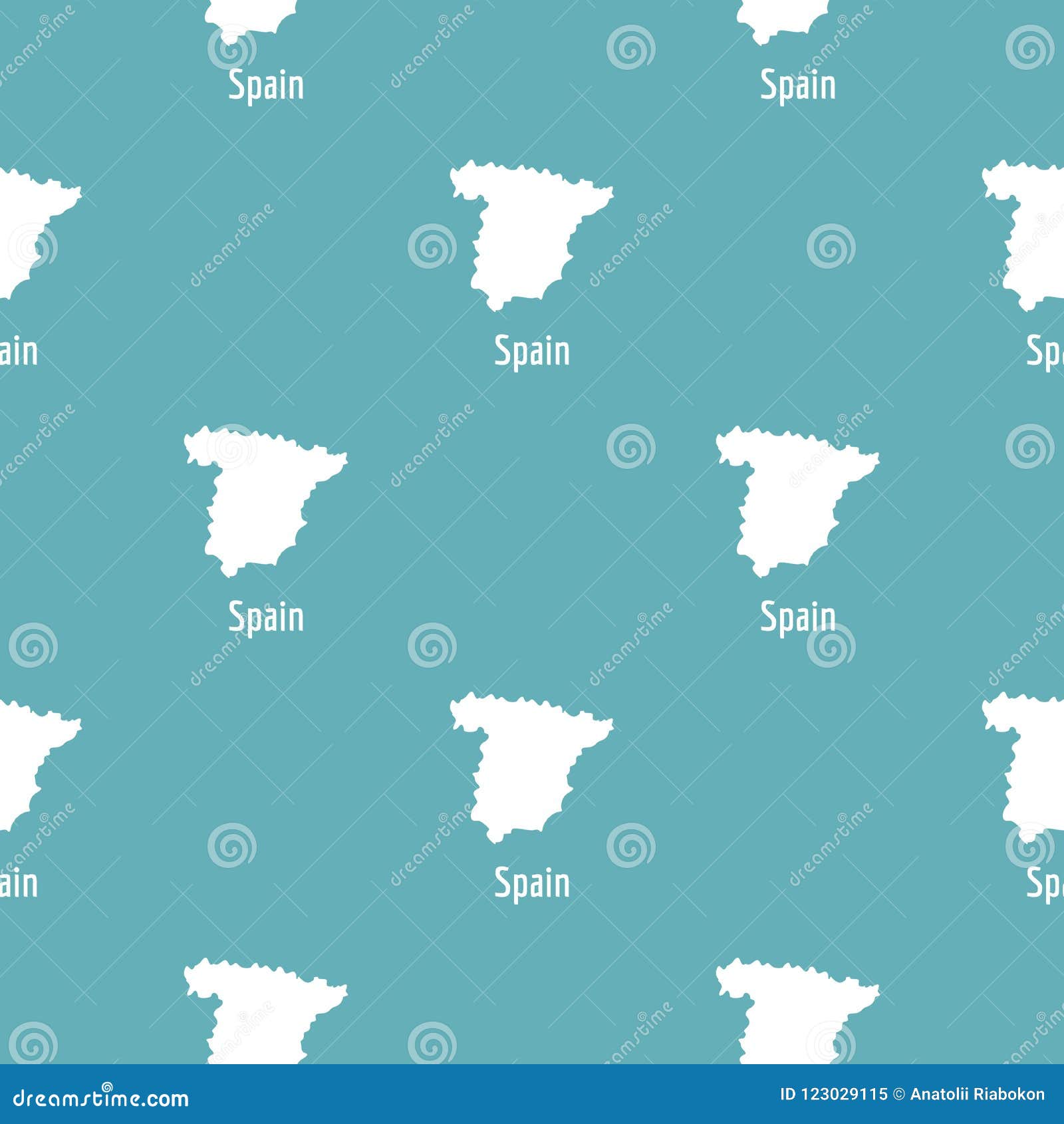 Spain map in black simple stock illustration. Illustration of digitally ...