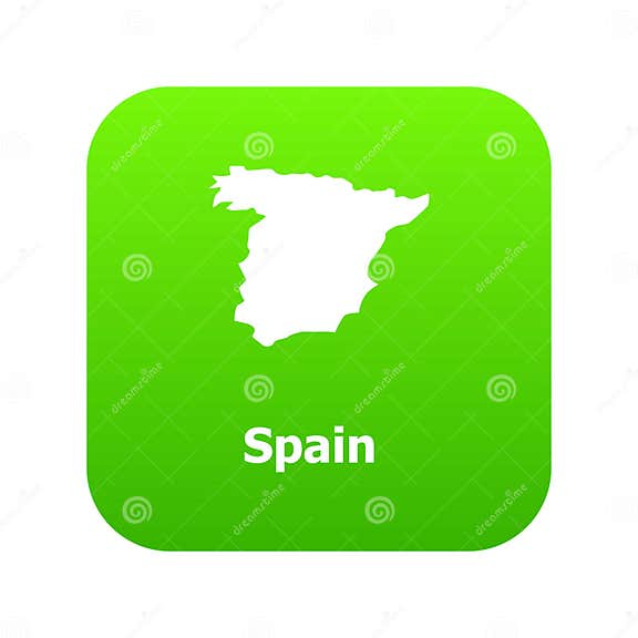 Spain Map Icon, Simple Style Stock Vector - Illustration of sevilla ...