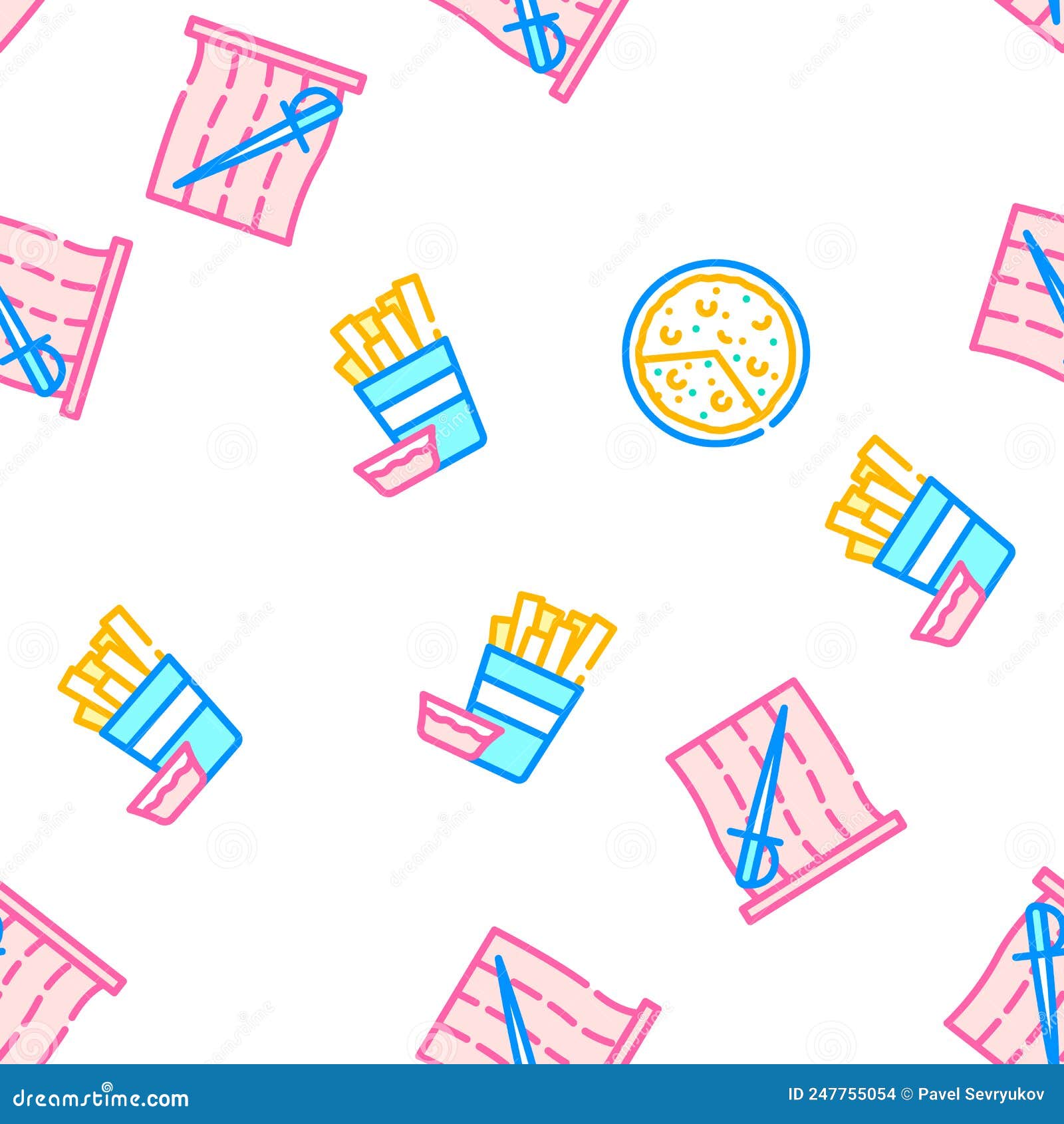 Spain Nation Heritage Vector Seamless Pattern Stock Illustration ...