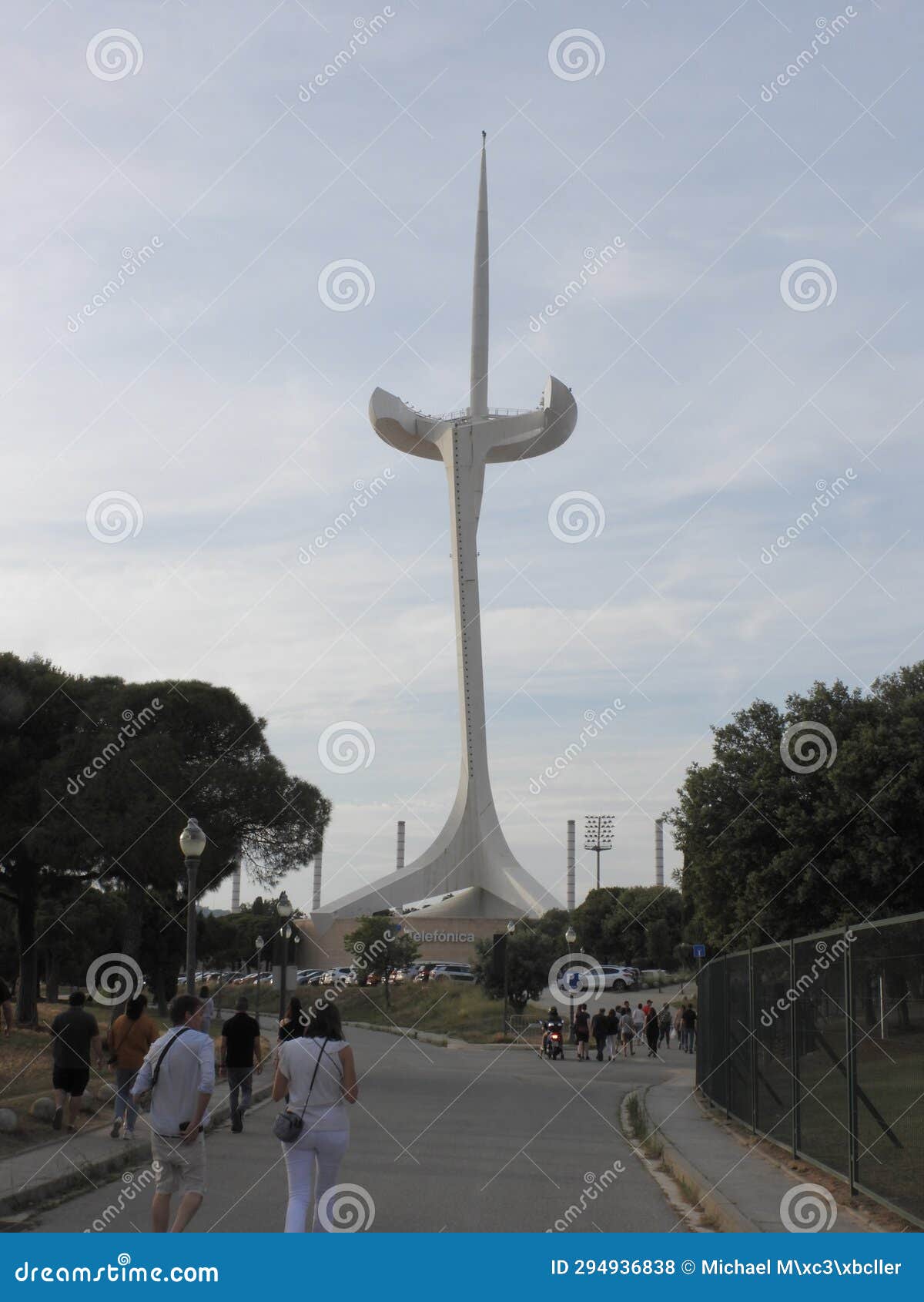Spain: the Olympic Flame of the Olympic Museum in Barcelona Editorial ...