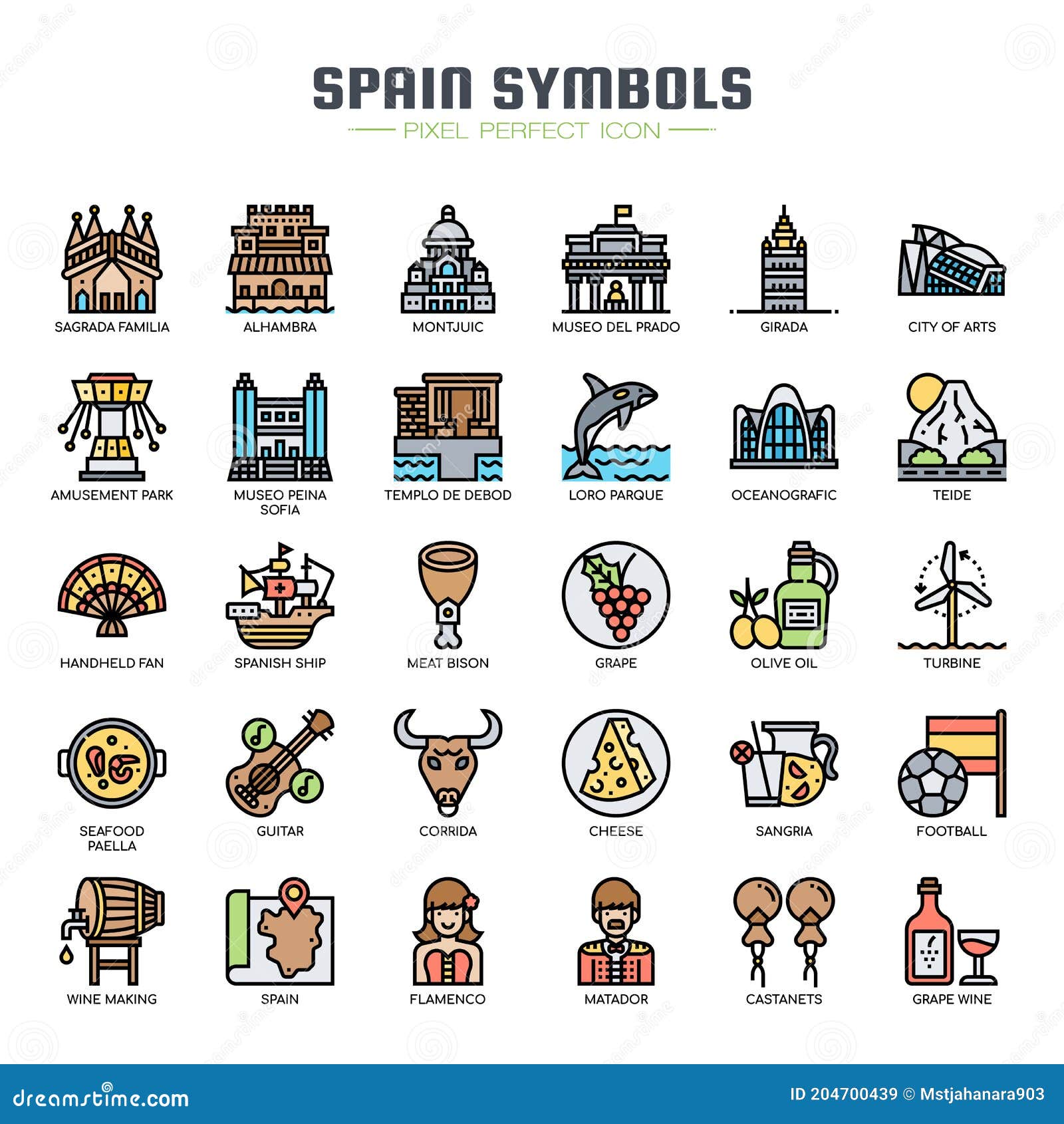 Spain Symbols Stock Photo | CartoonDealer.com #96223632