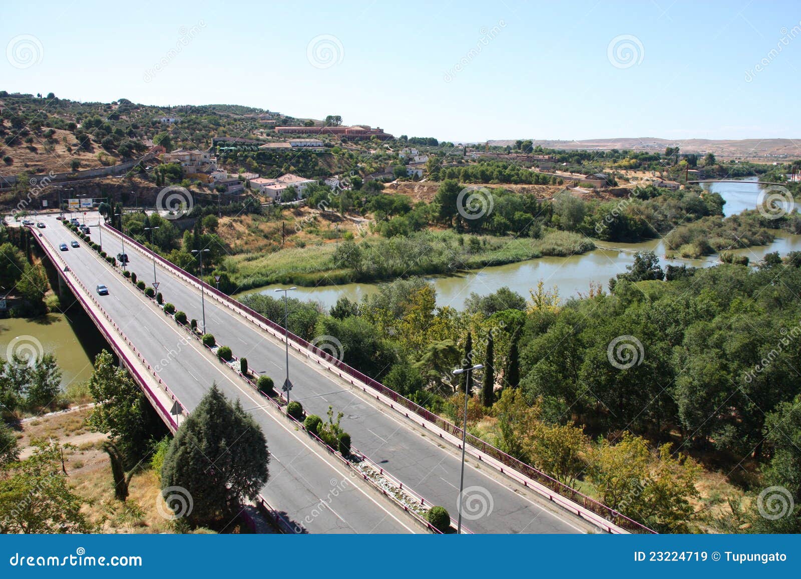 Spain - Tagus river bridge stock image. Image of european - 23224719