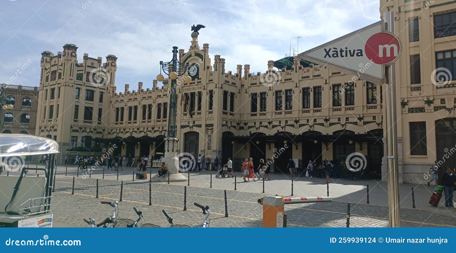 Spain Valencia 16 Oct 2022 Train Station Front View Editorial Stock ...