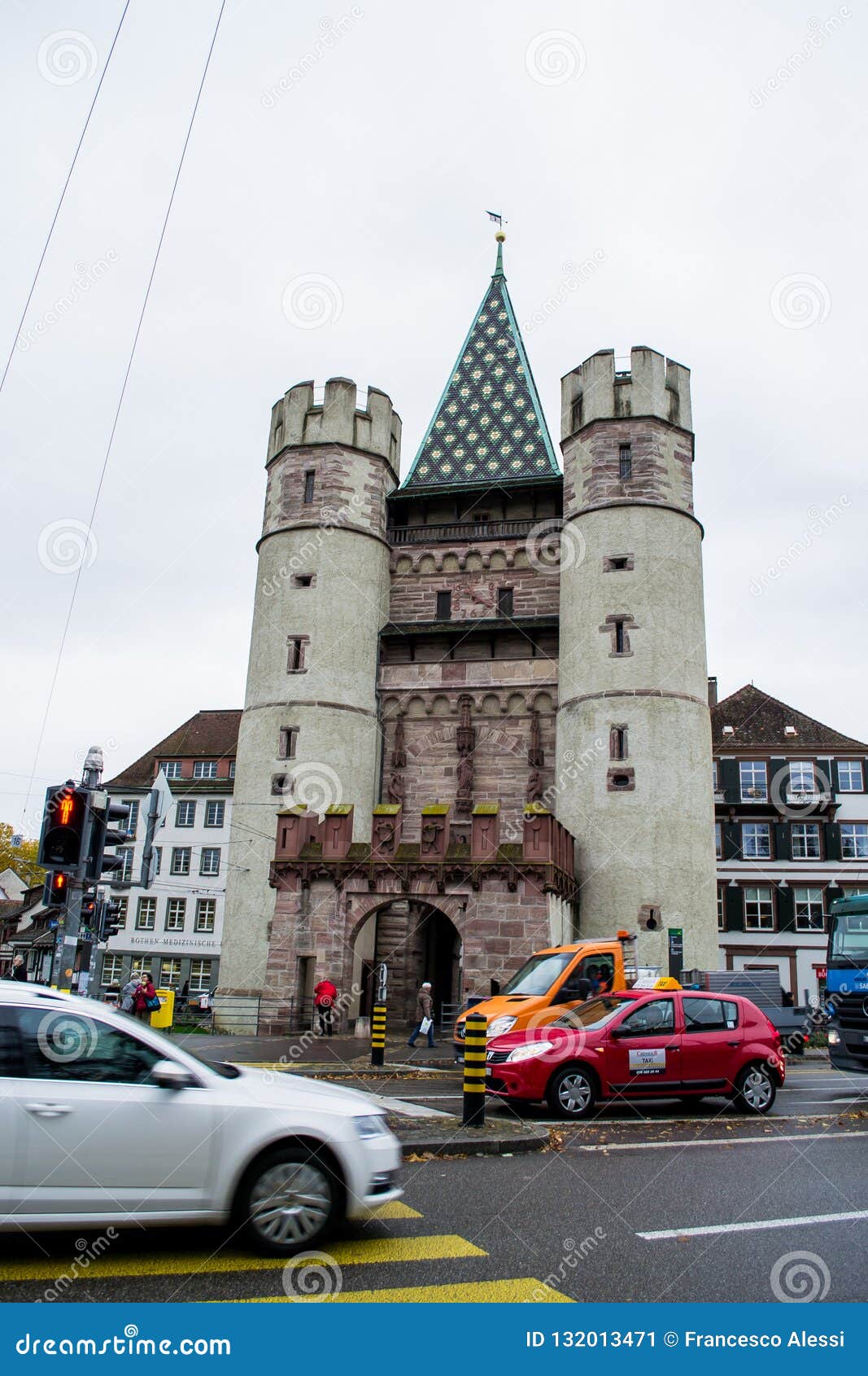Spalentor gate. editorial photo. Image of landmark, building - 132013471
